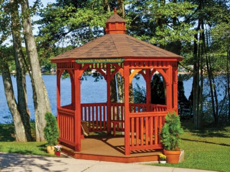 16' x 16' Wood Rectangle Screened Gazebo | Country Lane Gazebos