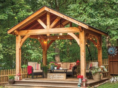 12x14 Cedar Alpine Pavilion | Premium Amish-Built Outdoor Pavilions ...