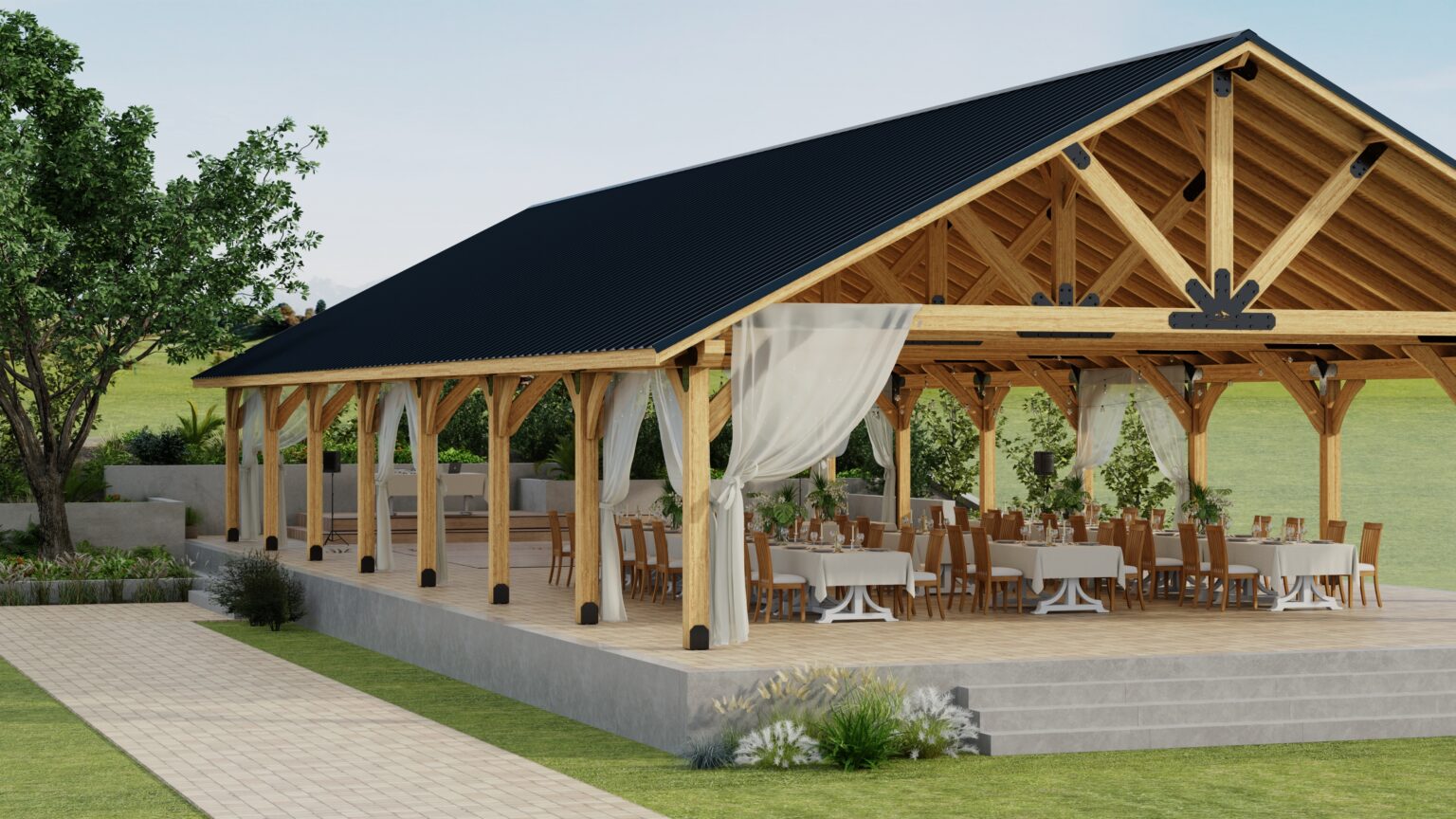 Commercial Gazebos | Order Durable Commercial Pergolas & Pavilions in ...